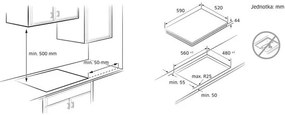 Samsung NZ64B5046GK/U2 Indukční varná deska