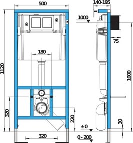 Závěsné WC + prkénko LYRA + tlačítko DUAL + podomítkový modul + podložka