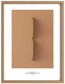 Idealform Poster no. 8 Arched shapes Barva: Smokey taupe, Velikost: 500x700 mm