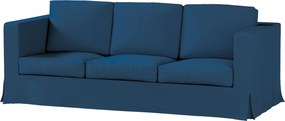 Potah na pohovku IKEA Karlanda 3-místná nerozkládací, dlouhý barva tmavě modrá