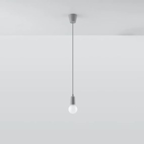 Sollux Lighting Závěsné svítidlo DIEGO 1 šedé