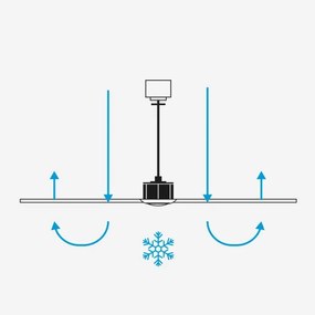 FARO 34372 - Stropní ventilátor MARINE M pr. 125 cm hnědá/černá IP44 + DO
