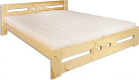 Casarredo - Komfort nábytek Masivní postel KL-117, 120x200, borovice, výběr moření | barva: moření olše