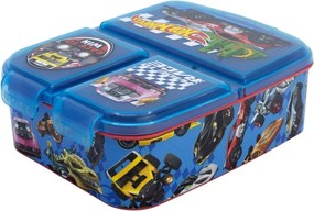 Multibox na svačinu Hot Wheels se 3 přihrádkami