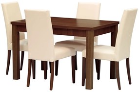 Stima jídelní židle NANCY | Sedák: koženka beige,Odstín: třešeň