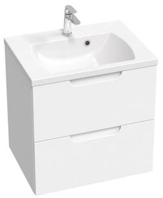 Koupelnová skříňka pod umyvadlo Ravak Classic II 80x58,5x45 cm bílá lesk X000001480