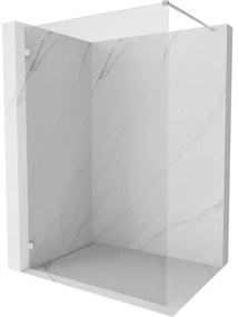 Mexen Lunar sprchová stěna levá 60 x 200 cm, 8mm čiré sklo, broušená ocel, 830-060-000-97-00-L