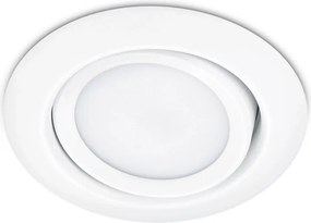 Trio Vestavné svítidlo Rila bílá matná, 1 x LED 5 W, pr. 80 mm