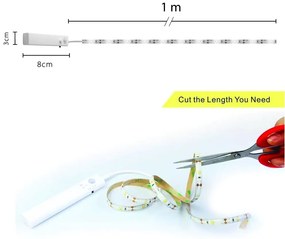 VELAMP 2W LED pásek LT018 s detektorem pohybu