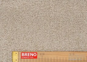 Breno Metrážový koberec SOPHIA 830 béžový, šíře 300 cm, Béžová