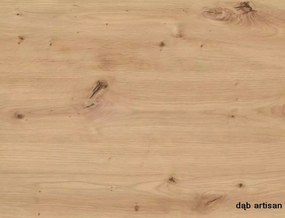 Jídelní rozkládací stůl Flip 80/120 cm dub Artisan/černý