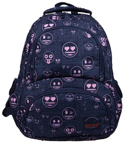 St.RIGHT Školní batoh čtyřkomorový Emoji