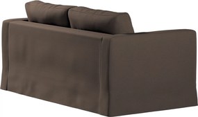 Potah na pohovku IKEA  Karlstad 2-místná , nerozkládací, dlouhý barva hnědá látka pletený vzor