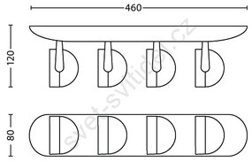 Philips Philips 53234/30/16 - LED bodové svítidlo MYLIVING DYNA 4xLED/3W/230V P1080