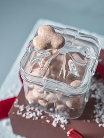 Sinsay - Skleněná nádoba na potraviny ve tvaru dárku - clear