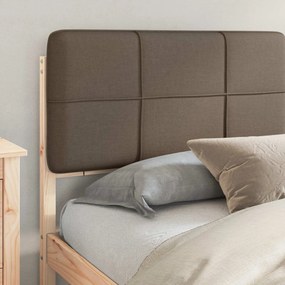 Rám postele s čalouněným čelem s čelo Taupe 200 x 200 cm 3405570