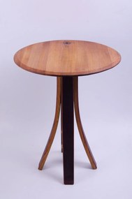 Nábytek ze sudu Kavárenský stůl dřevo: dub 55x55x 76 cm