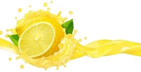 Vícedílný obraz Čerstvá Citronová Šťáva Nedostatek Nedostatek Přírodní plátno 80x50