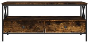 Konferenční stolek kouřový dub 100x51x45 cm kompozitní dřevo - Default Title
