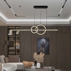 LED Solution Černé závěsné LED svítidlo designové 91,5cm 15W 6935