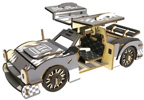 Woodcraft construction kit Woodcraft Dřevěné 3D puzzle Sportovní auto