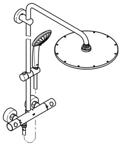GROHE 26075GL0 - Sprchový systém EUPHORIA SYSTEM 310 450 mm zlatá