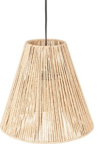 Závěsné svítidlo, O 30 cm, béžové
