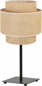 Stolní Lampa Noční Stínidlo Boho Juta 20 CM