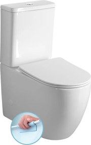 Sapho Sapho, INFINITY RIMLESS WC kombi mísa s nádržkou, spodní/zadní odpad, bílá, PC105WR