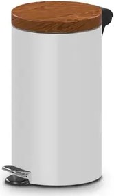ALDA Sherwood Freedom Fresh bílá / Pedálový koš / 30 l / lakovaná ocel