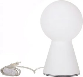 Stolní lampa Ideal Lux Birillo TL 1 big bianco 000275 bílá 30cm