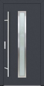 FM Turen - Feldmann & Mayer Vchodové dveře s ocelovým opláštěním FM Turen model DS01 Orientace dveří: Levé, otevírání dovnitř, Dekor: Antracit, Standardní rozměr dveří včetně rámu: 88 cm x 208 cm - vnější rozměr rámu
