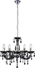 Toolight Rea, Stropní svítidlo EBT002-5CP BLACK, OSW-01251