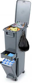 Costway Multifunkční odpadkový koš kuchyňský odpadkový koš
