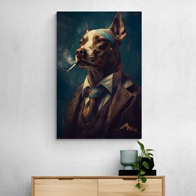 Obraz zvířecí gangster pes Varianta: 40x60