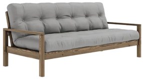 sofa KNOB by Karup - 95*205 cm carob (hnědá) + futon grey 746