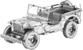 Metal Earth 3D Puzzle Jeep Willys MB Overland / 76 dílků / od 14 let