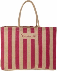 Nákupní taška z juty Bergamo Pink Bloomingville