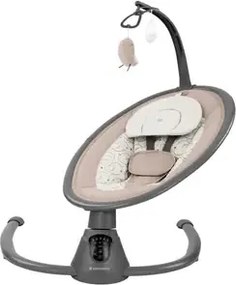 KikkaBoo Houpací lehátko elektrické Twiddle Beige / Nosnost do 9 kg