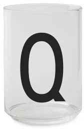 Sklenice na vodu Letter Q Design Letters