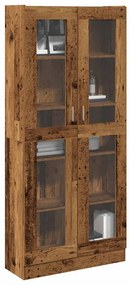 Skříň old wood 82,5 x 30,5 x 185 cm kompozitní dřevo 3318720