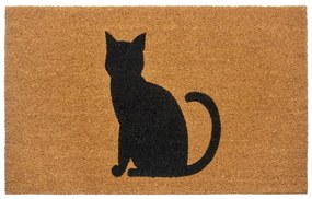 Rohožka z kokosového vlákna 75x45 cm Cat - Hanse Home