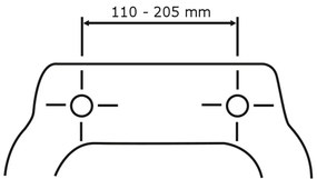 WC sedátko s 3D obrázkem a snadným zavíráním Wenko Bellevue, 44,5 x 38 cm
