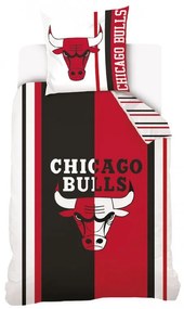 Basketbalové povlečení NBA Chicago Bulls 140x200/70x90 cm