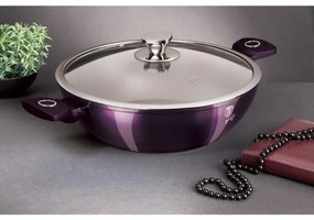 BERLINGERHAUS Pánev WOK s titanovým povrchem 30 cm Purple Eclipse Collection