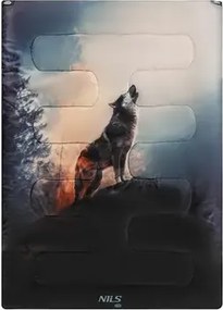 NILS Camp NC3601 Wolf 3v1 / Spací pytel / 200 x 140 cm / 10 °C | 0 °C