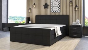 Postel boxspring Milano Megakomfort 180x200 s úložným prostorem Inari 100