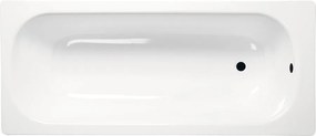 SMAVIT Obdélníková smaltovaná vana 150x70x39cm, bílá - V150X70