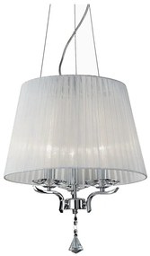 Ideal Lux - Lustr na lanku PEGASO 3xE14/28W/230V pr. 40 cm lesklý chrom