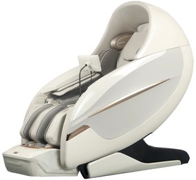 RSROYAL Masážní křeslo 4D - RS-1310/W relaxační masážní křeslo pro regenerační masáž těla